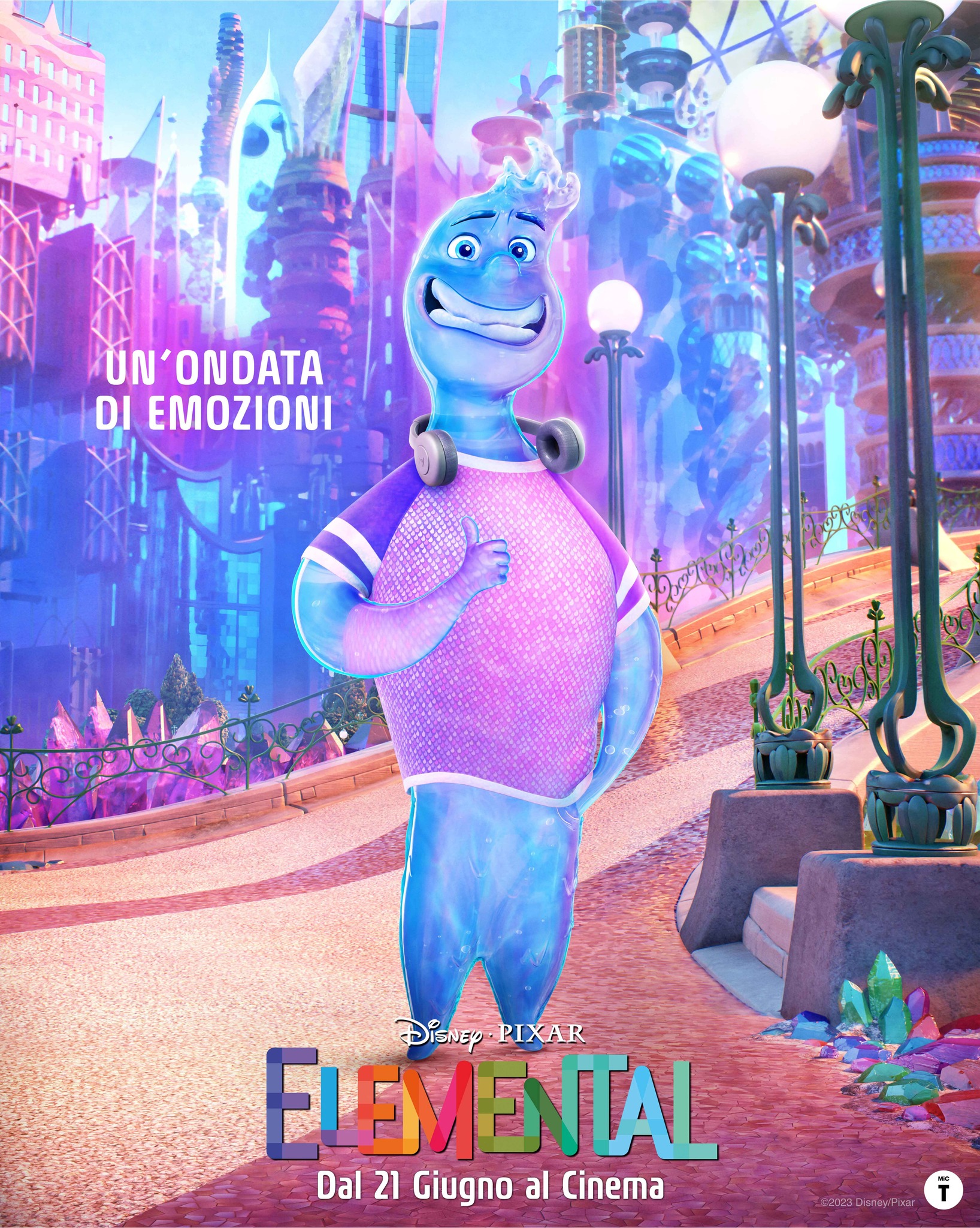 Elemental: i nuovi character poster italiani - Thinkmovies