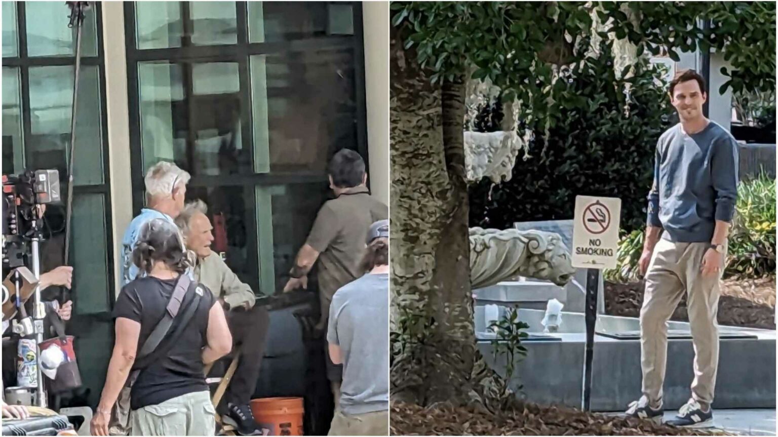 Juror #2: le prime immagini a set del film di Clint Eastwood - Thinkmovies