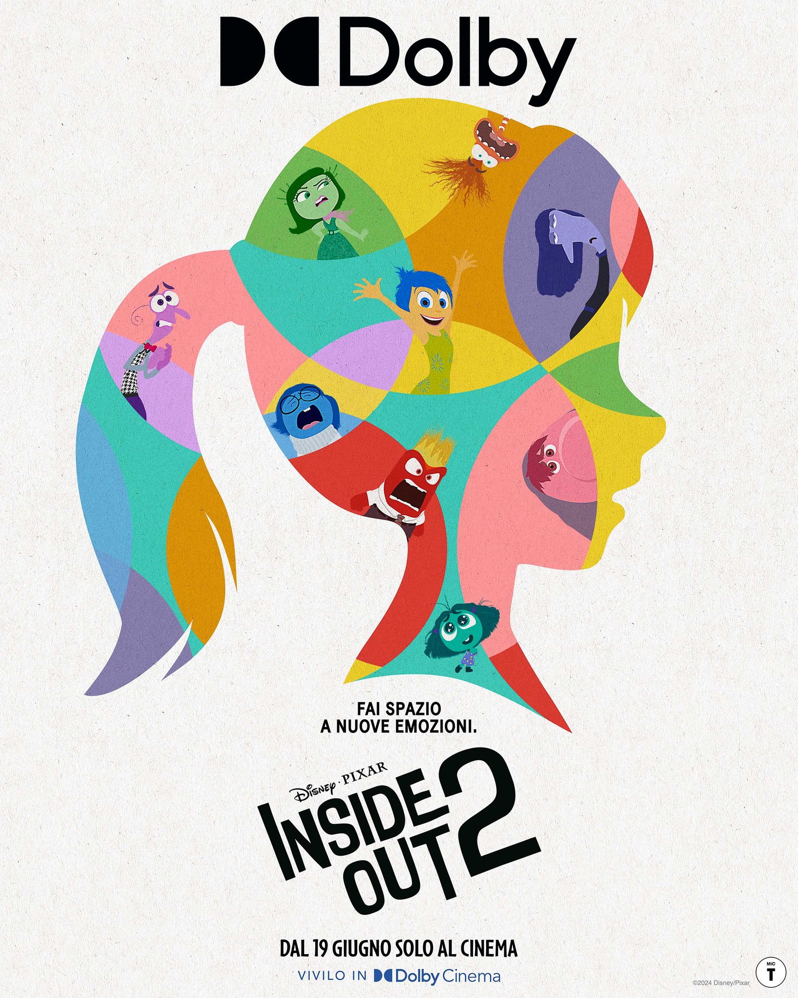 Inside Out 2: agli art work RealD3d, Dolby e IMAX del film nei cinema ...