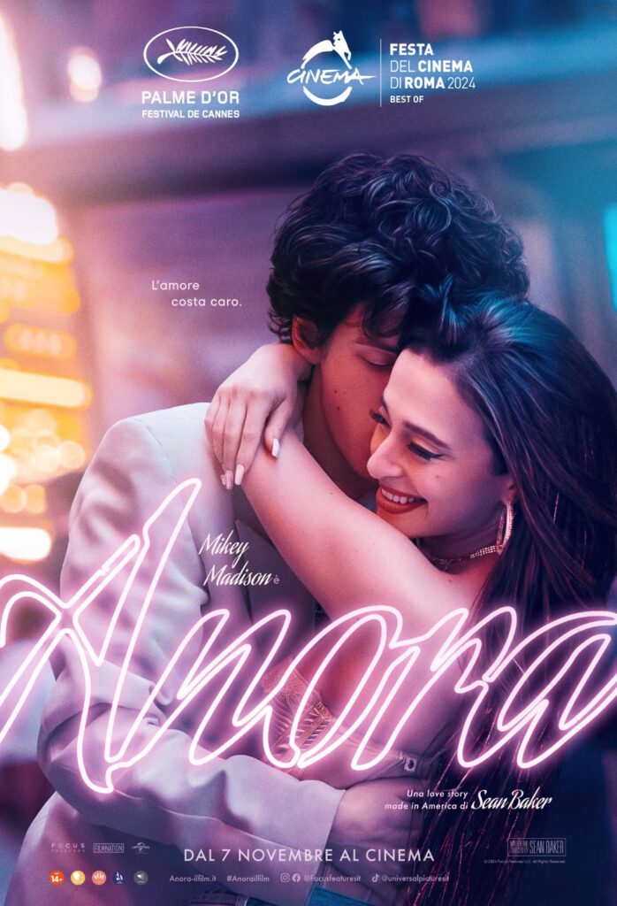 Anora: il poster e il trailer italiani del film Palma d’Oro a Cannes - Thinkmovies